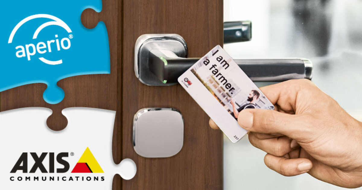 Aperio wireless locks and AXIS Entry Manager saves money for end-users