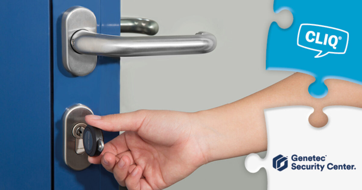 CLIQ intelligent key-based access control now integrated with Genetec…