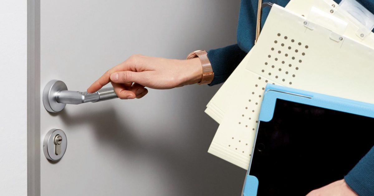 Office security: Code Handle PIN locking function keeps private…